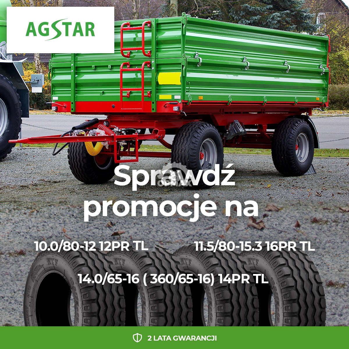 OPONY DO PRZYCZEP AGSTAR | OPMAX