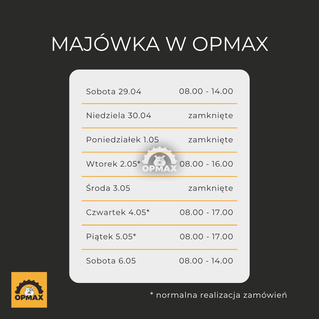 MAJÓWKA W OPMAX | OPMAX