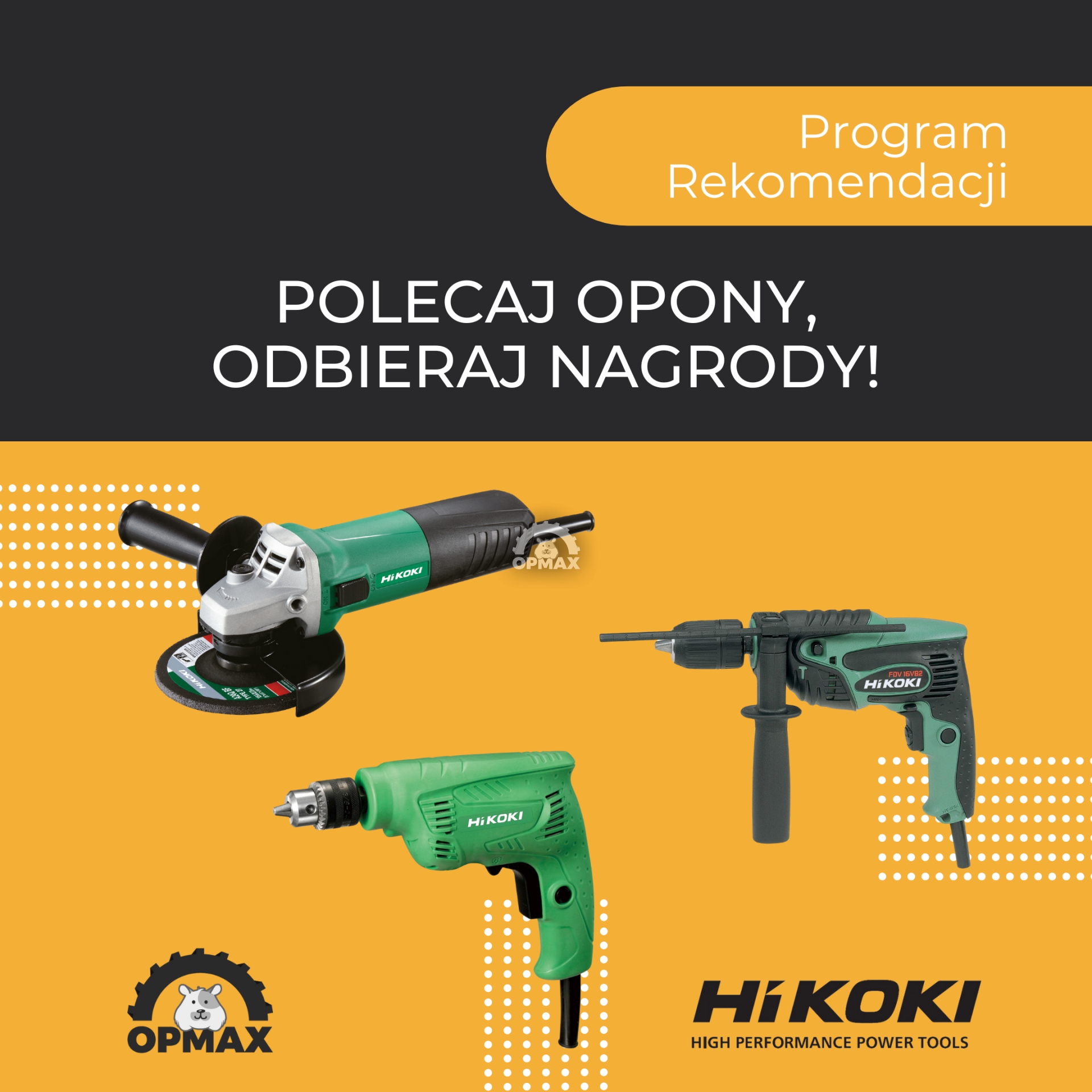 Polecaj opony, odbieraj nagrody! | OPMAX