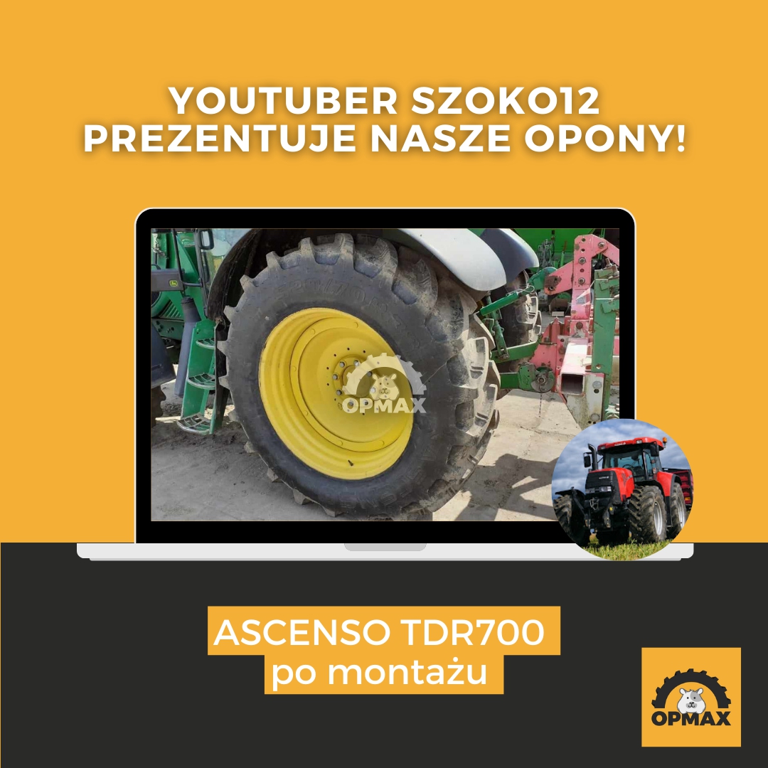 YouTuber szoko12 prezentuje nasze opony po montażu | OPMAX